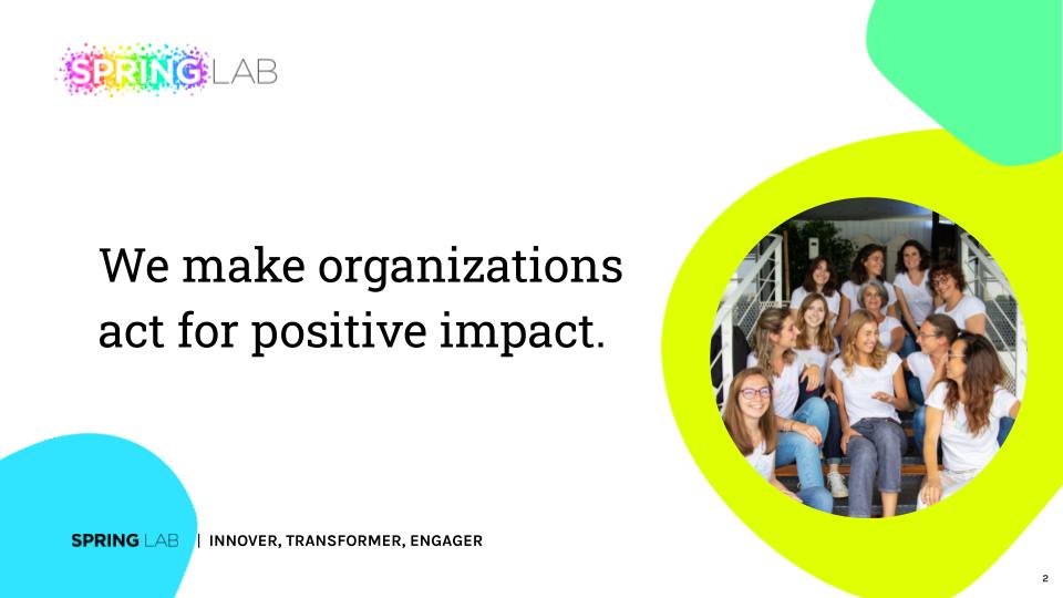 Spring Lab | Cabinet de conseil en impact positif
